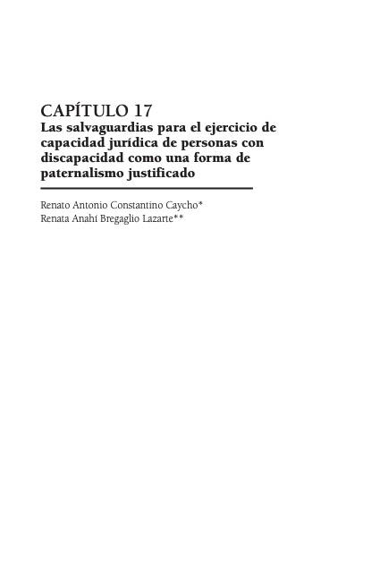 Capacidad jurídica, discapacidad y derechos humanos | Unidad General de Conocimiento Científico ...